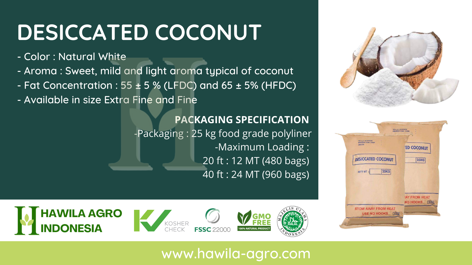 Products - Hawila Agro Indonesia